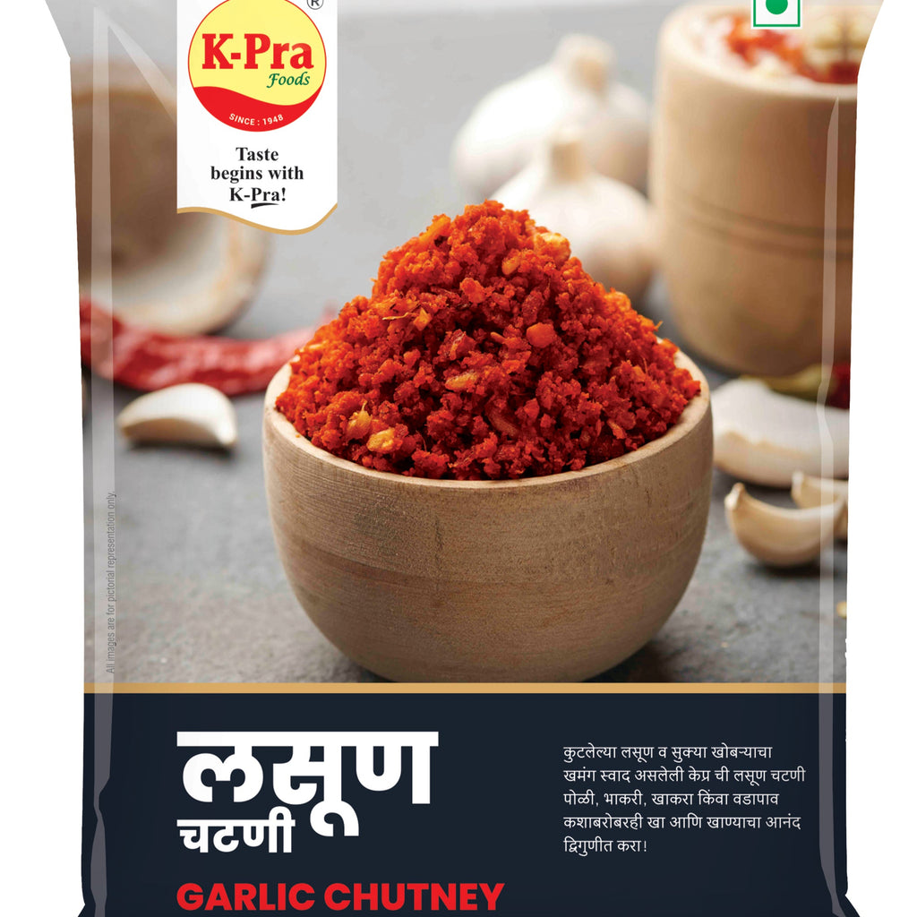 LASUN CHUTNEY- POUCH – Kpra Foods Pvt. Ltd.